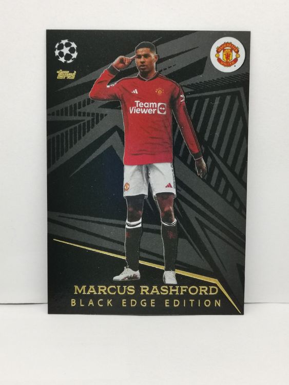 Match attax 2023 /24 Marcus Rashford Black Edge | Kaufen auf Ricardo