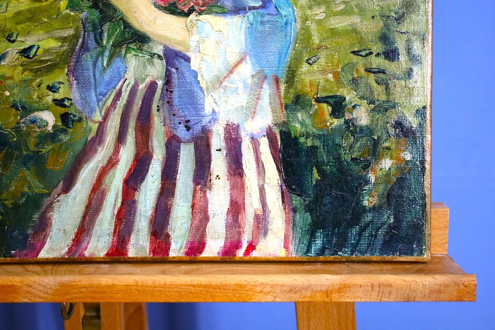 Lipot ILLENCZ 1882-1950, Gemälde "Frau mit Hut", signiert | Kaufen auf ...