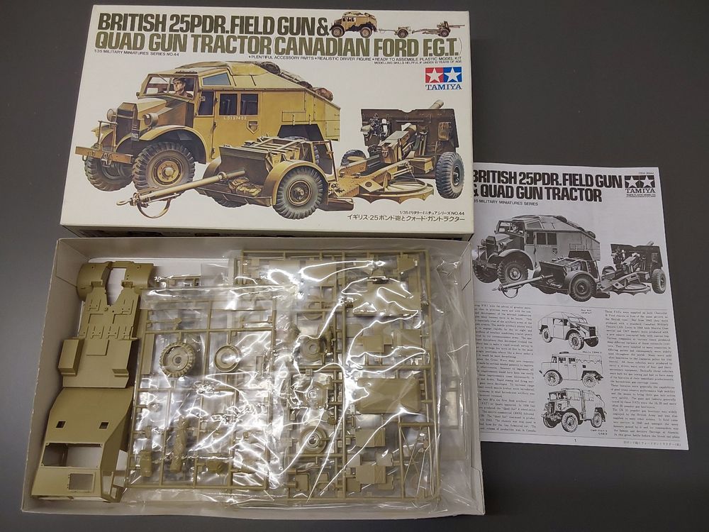 Tamiya Modellbausatz, British 25pdr. (Neu (gemäss Beschreibung)) in Zürich für CHF 20 – mit ...
