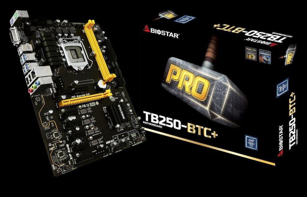Biostar TB250-BTC+ - Motherboard (8GPU) | Kaufen auf Ricardo