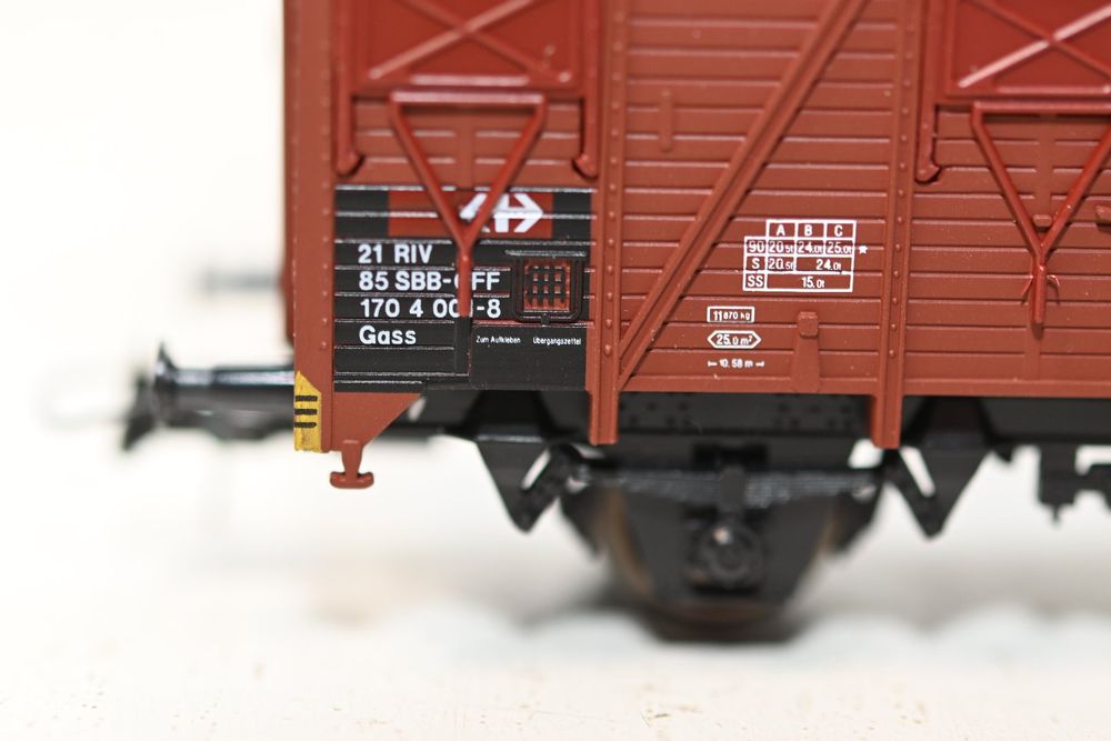 Gedeckte Güterwagen SBB Roco HO/DC mit OVP 2 Stück | Kaufen auf Ricardo