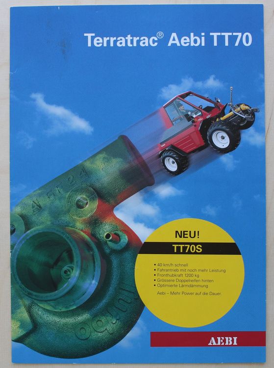 Aebi TT70 / TT70S Prospekt | Kaufen auf Ricardo