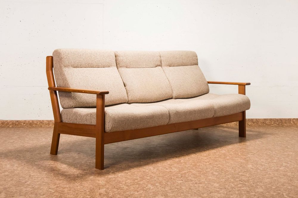 Vintage Teakholz Sofa 60er Jahre | Kaufen auf Ricardo