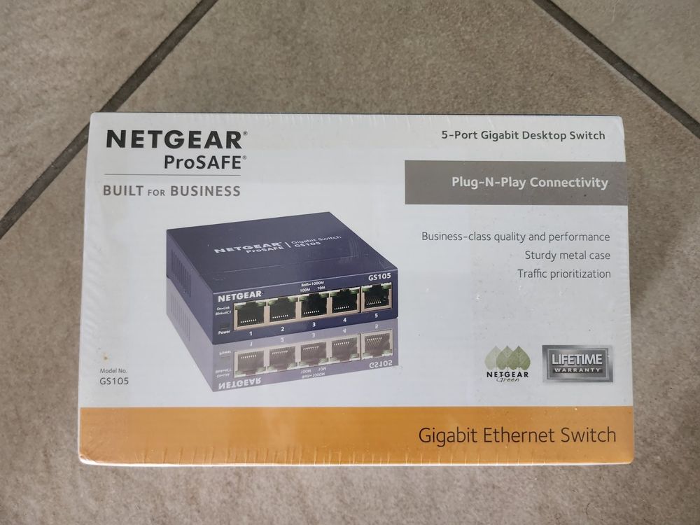 Netgear ProSAFE 5-Port Gigabit Unmanaged Desktop Switch | Kaufen auf ...