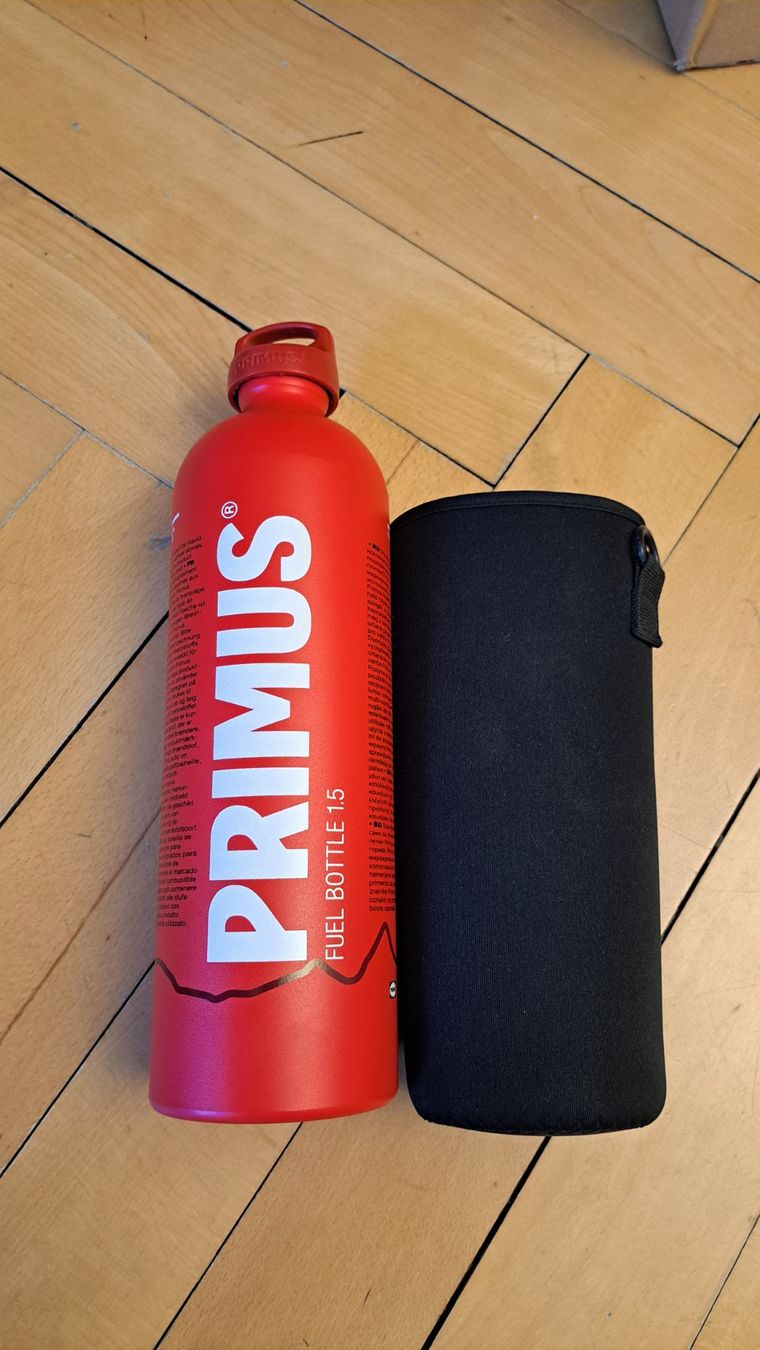 Primus Fuel Bottle 1.5 Liter, Neu mit Neoprene Schutz (Neu (gemäss ...