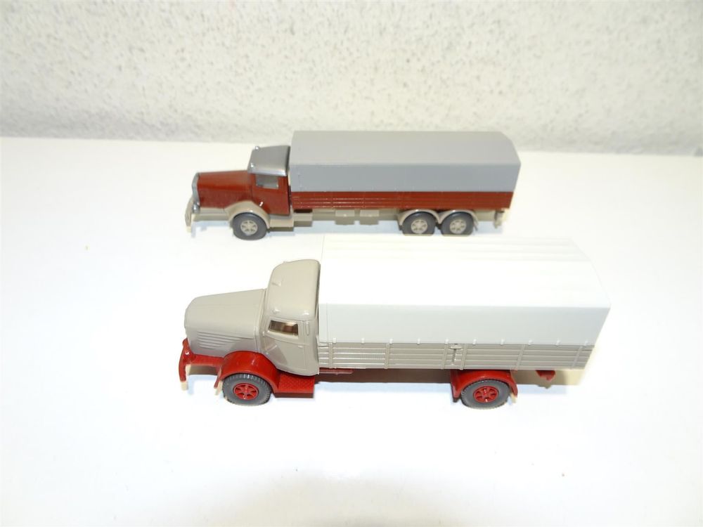 2 Wiking Oldtimer LKW Lastwagen Set HO (Gebraucht) in Luzern für CHF 9. ...