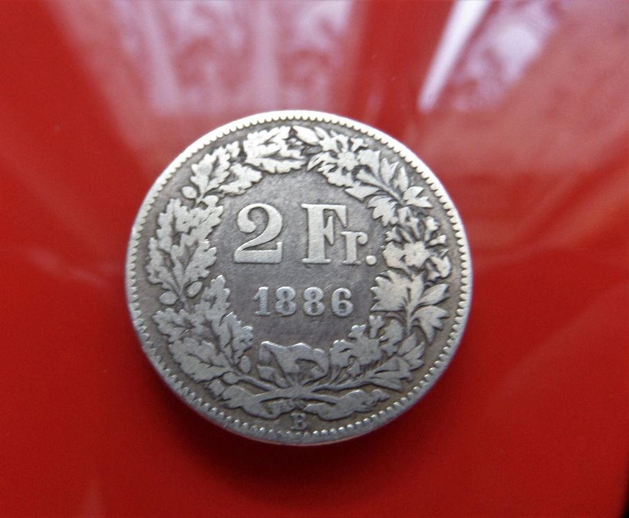 ALTER 135 Jährige CH- 2 Fr. 1886 SILBER | Kaufen auf Ricardo