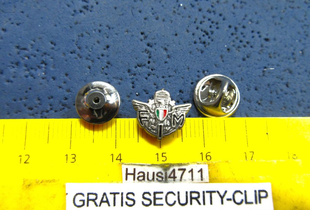 FMI ITALIA MOTORCYCLES FEDERATION PIN KLEIN OLDI 15mm (Gebraucht) in ...