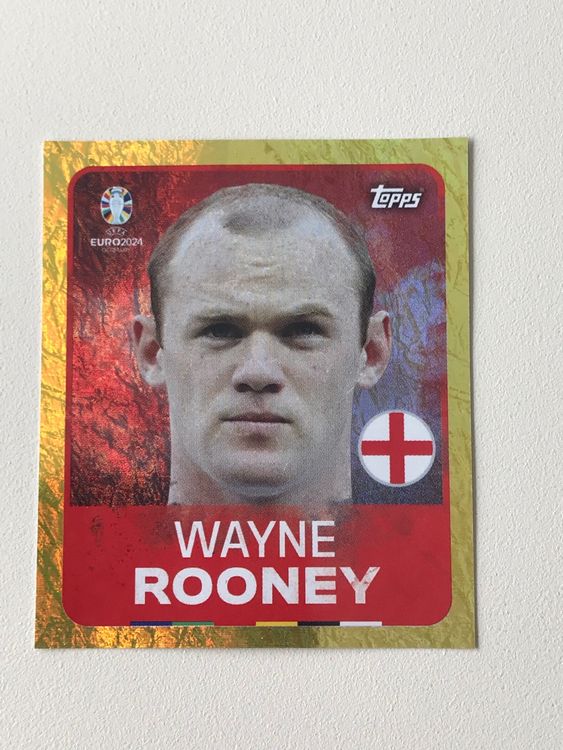 Topps EM 2024 Wayne Rooney in Gold | Kaufen auf Ricardo
