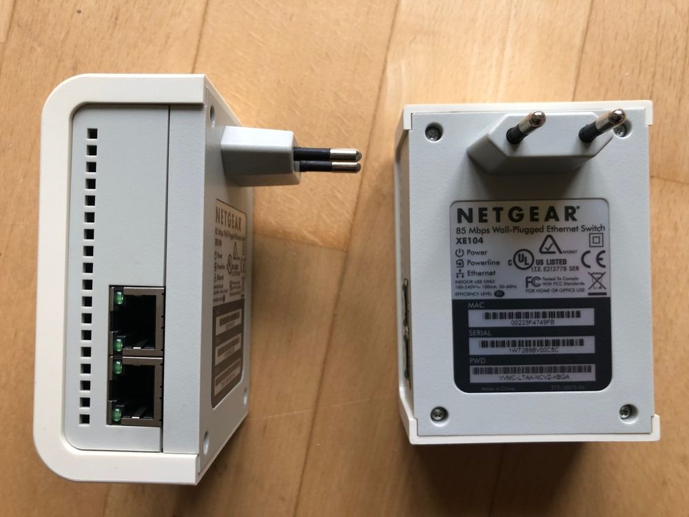 Netgear Powerline XE104, 85 Mbps | Kaufen auf Ricardo