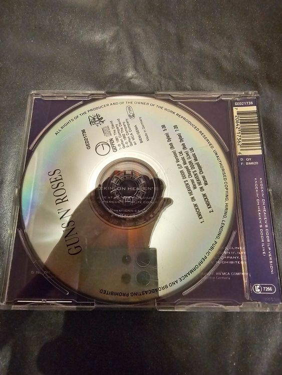 CD Single - Guns N' Roses – Knockin' On Heaven's Door (1992) (Gebraucht ...