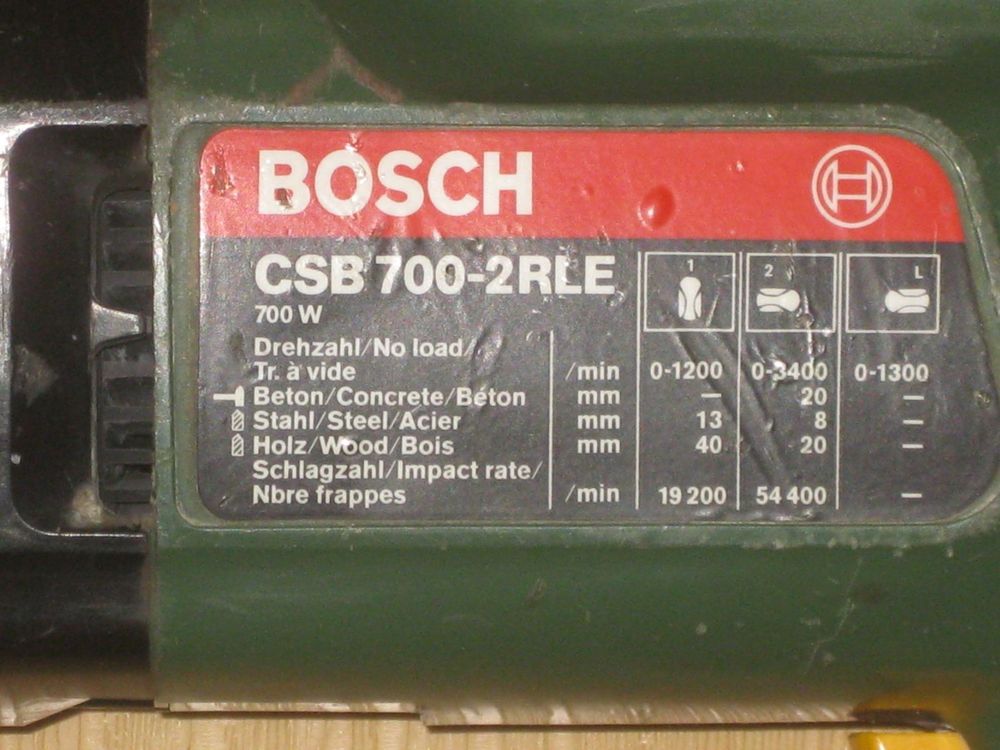Bosch Schlagbohrmaschine. CSB 700-2RLE | Kaufen auf Ricardo