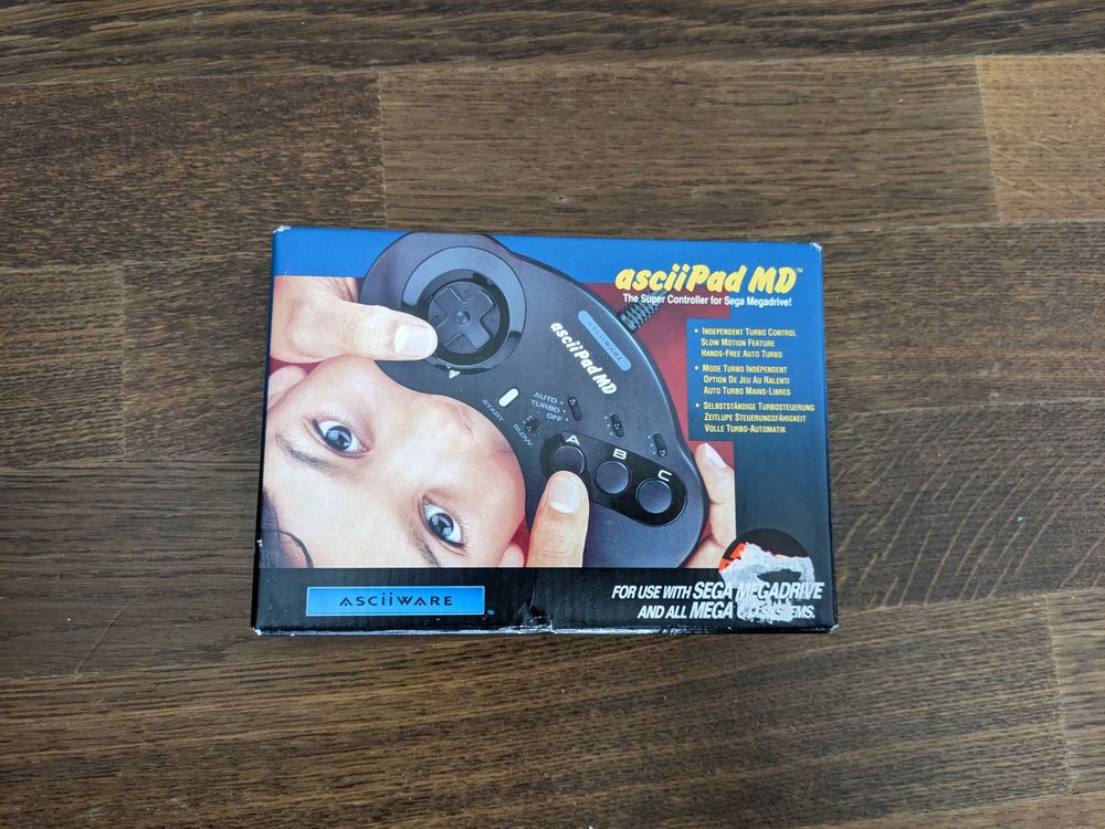 asciiPad MD - Asciiware Sega Mega Drive Neu OVP | Kaufen auf Ricardo
