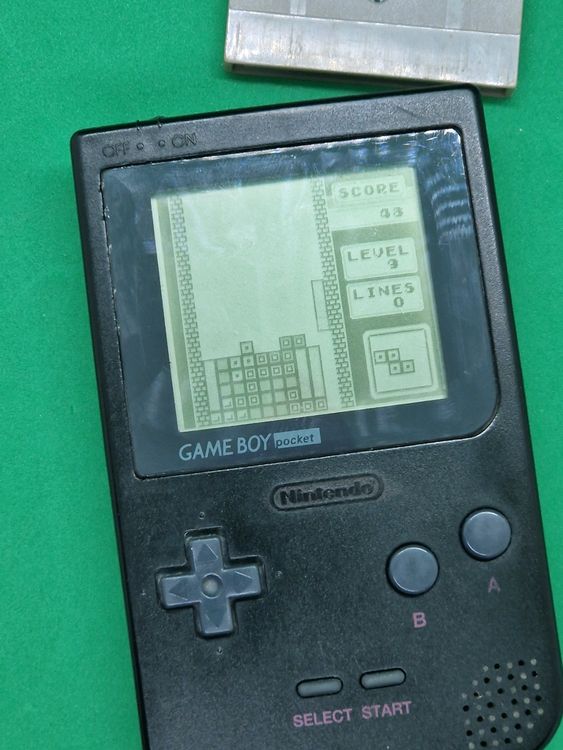 Nintendo Gameboy Pocket schwarz mit Tetris, Mario 1 und 2 (Gebraucht ...
