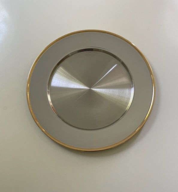 Platzteller SPRING Inox 18/10 Goldrand (Gebraucht) in Zürich für CHF ...