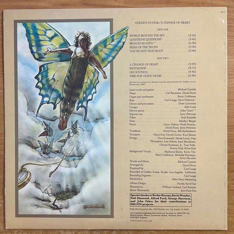 Golden Avatar - A Change Of Heart / 1. UK-Press. 1976 (Gebraucht) in ...