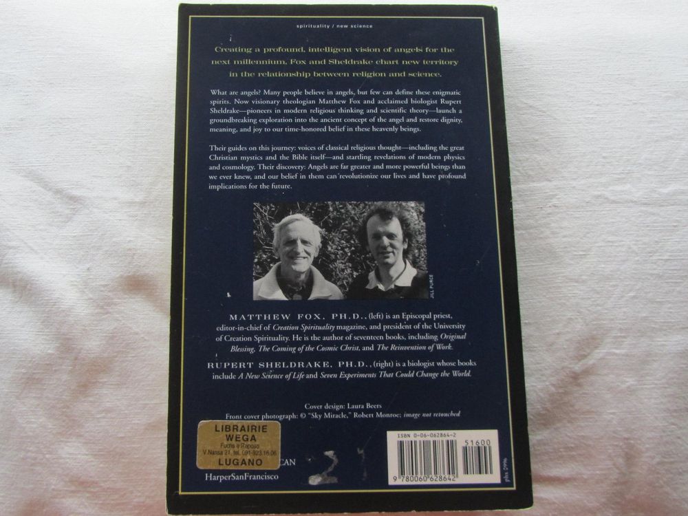 The Physics of Angels, Matthew Fox & Rupert Sheldrake (Gebraucht) in ...