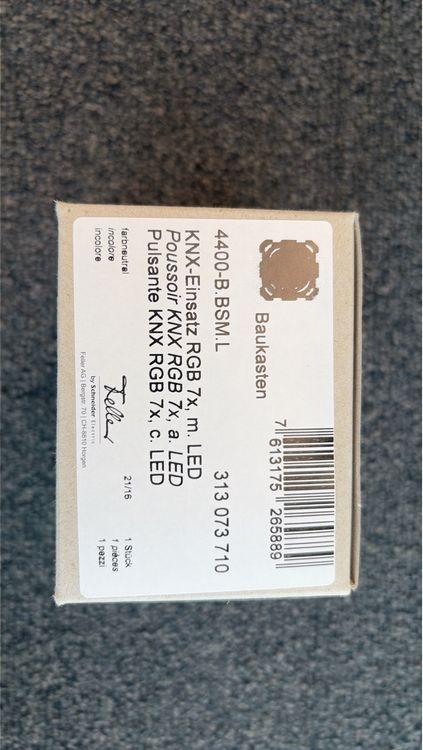 Feller KNX-Einsatz RGB 7x, m. LED - Neu im Baukasten 💡 (Neu und ...