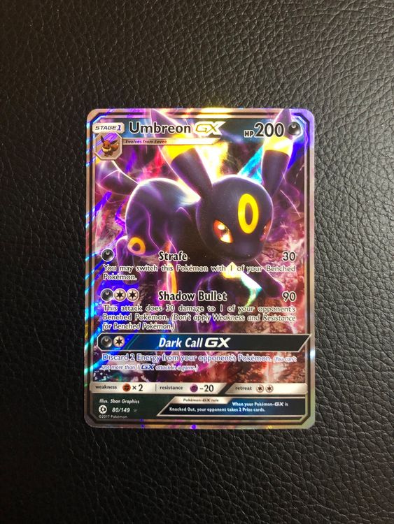 Sun&Moon Umbreon GX 80/149 Ab 1 | Kaufen auf Ricardo