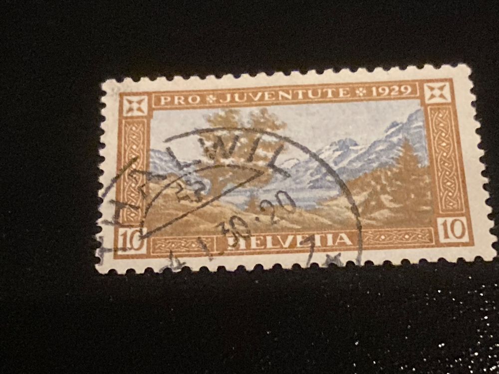 Engstlensee PJ ZNr. J50 - 1929 Vollstempel Halwil (Gebraucht) in ...