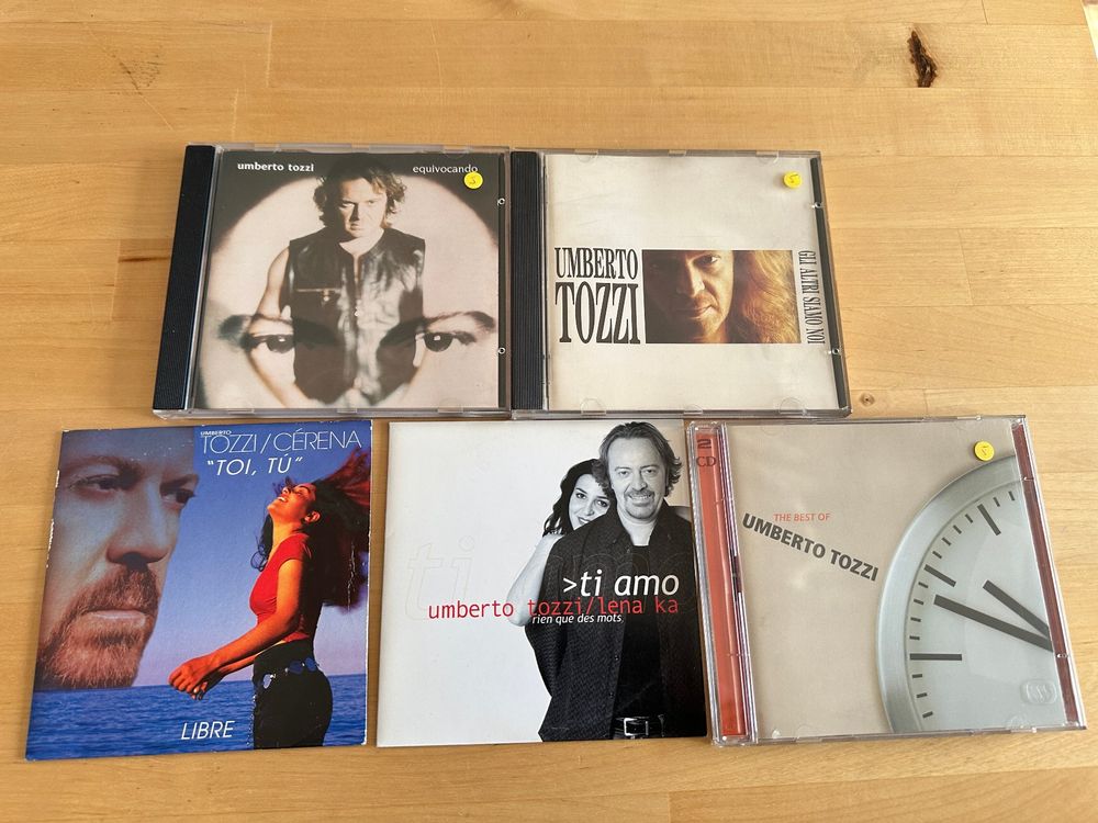 UMBERTO TOZZI tolle CD Sammlung Italien Kult Top Hit Charts (Gebraucht ...