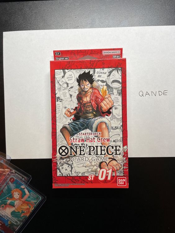 One Piece TCG Card Game - Starter Deck Straw Hat Crew ST01 (Neu und ...