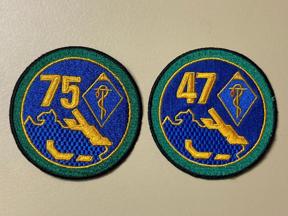 2 Badges: San 47 und 75 - Schweizer Armee (Gebraucht) in Brütten für ...