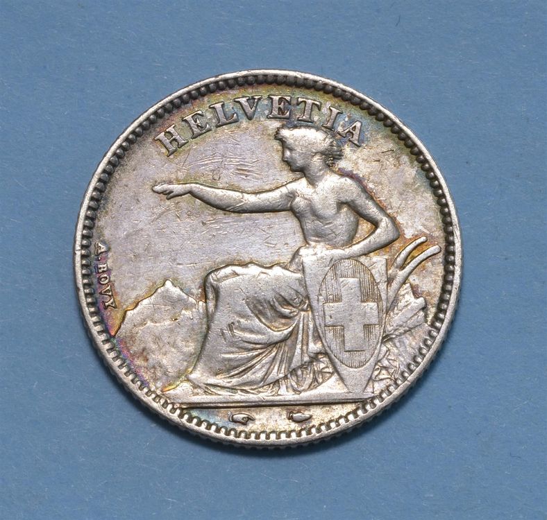 1 Franken 1850 (Gebraucht) in Oberglatt für CHF 118 – mit Lieferung auf Ricardo kaufen