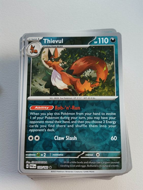Thievul Reverse Holo - Paradox Rift Pokemon | Kaufen auf Ricardo