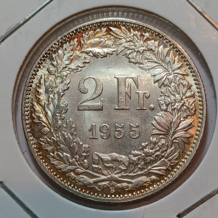 2 Franken 1955 unz-stgl | Kaufen auf Ricardo