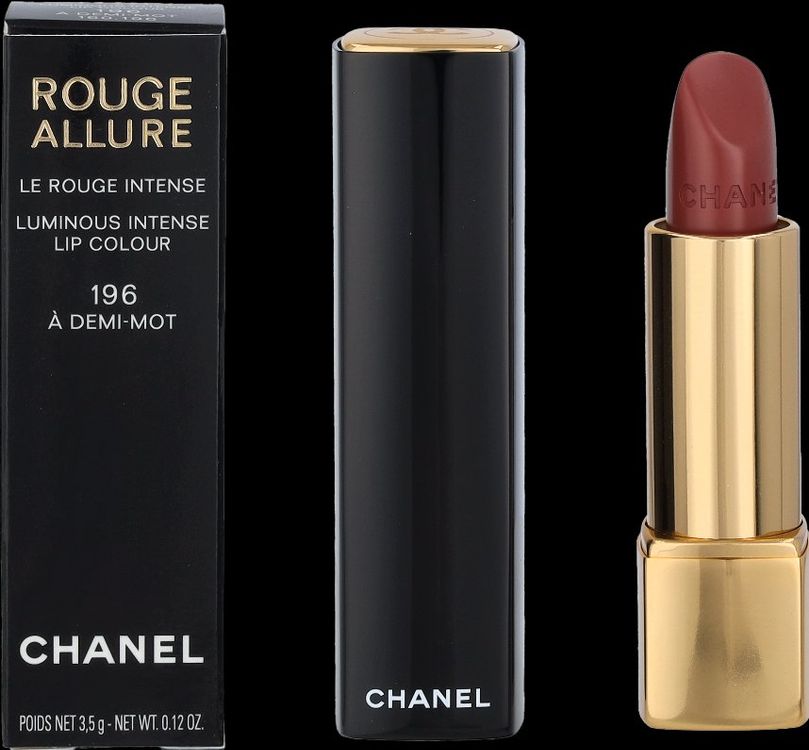 CHANEL ROUGE ALLURE 196 À DEMI-MOT Lippenstift neu &ovp (Neu und ...