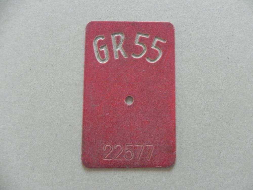 Velonummer Velo Nummer GR 1955 Graubünden 55 E Bike (Gebraucht) in für CHF 19 – mit Lieferung ...