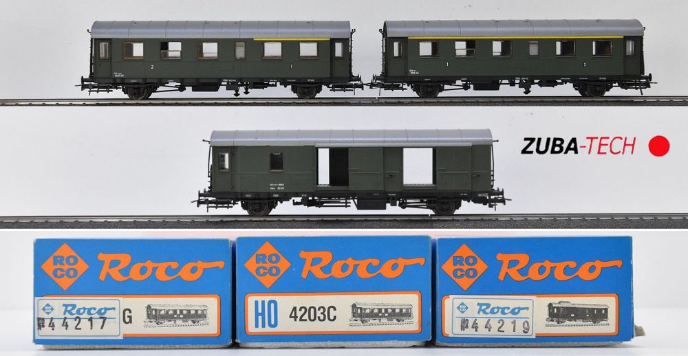 Roco 3x Personenwagen ÖBB Spur H0 mit OVP | Acheter sur Ricardo