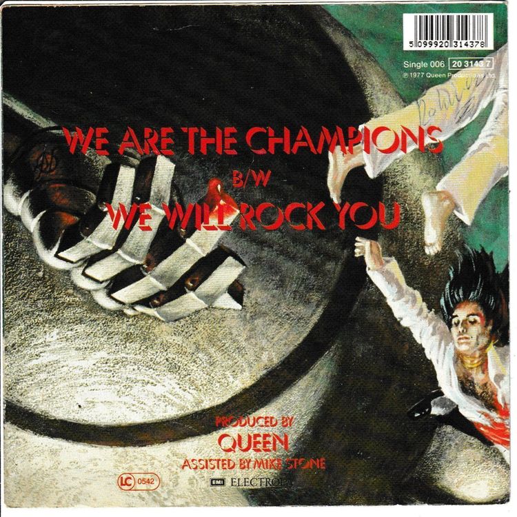 Queen - We are the Champions / We will Rock you 7" Vinyl | Kaufen auf ...