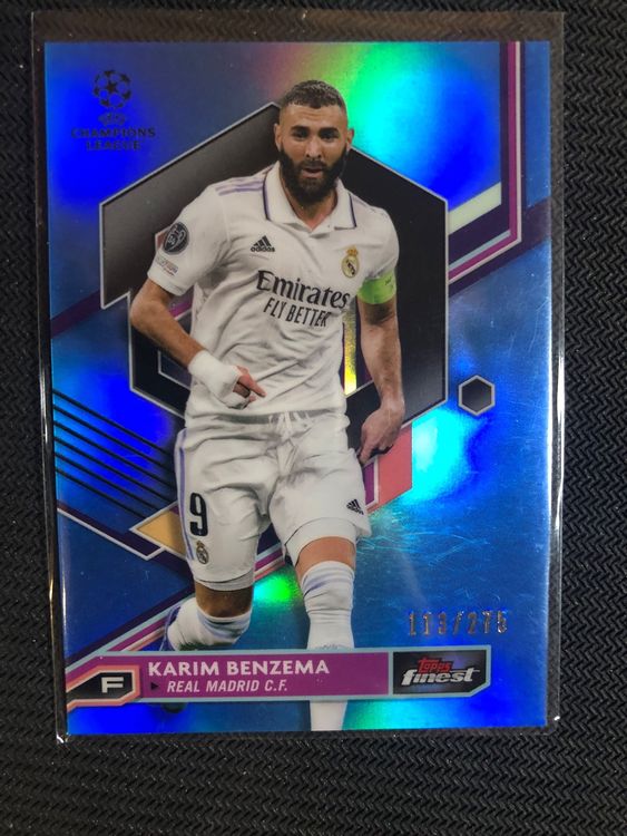 Topps Finest Karim Benzema Real Madrid 113/275 | Kaufen auf Ricardo
