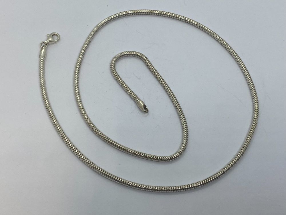 SCHLANGEN-Kette 50cm 925 Silber /// F099 | Kaufen auf Ricardo
