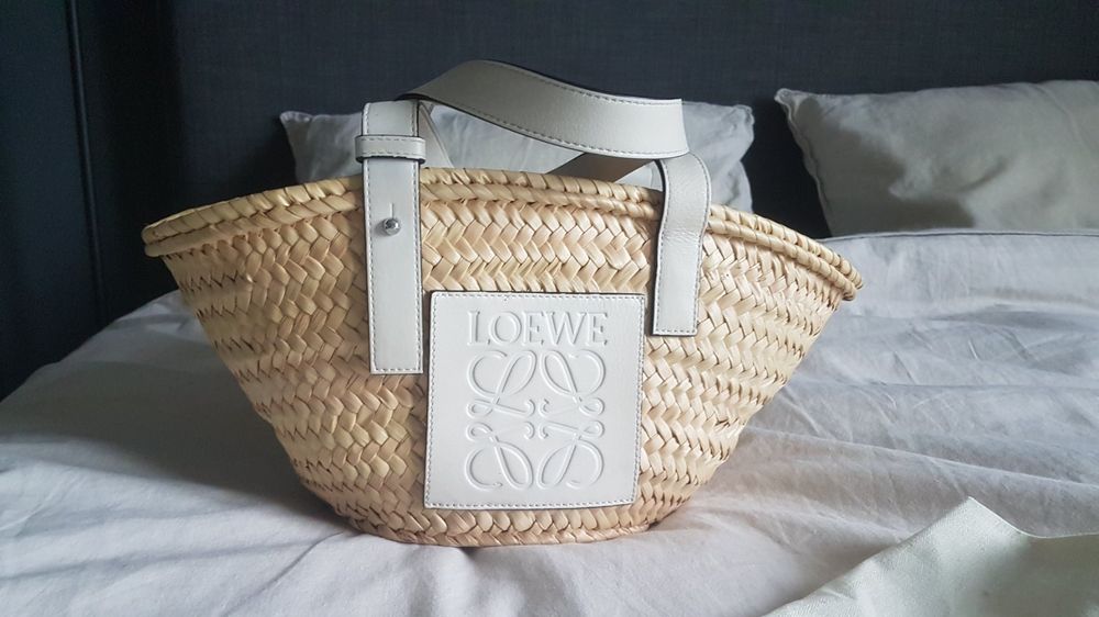 Sac cabas Loewe en raphia et cuir (Gebraucht) in Mont-sur-Rolle für CHF ...