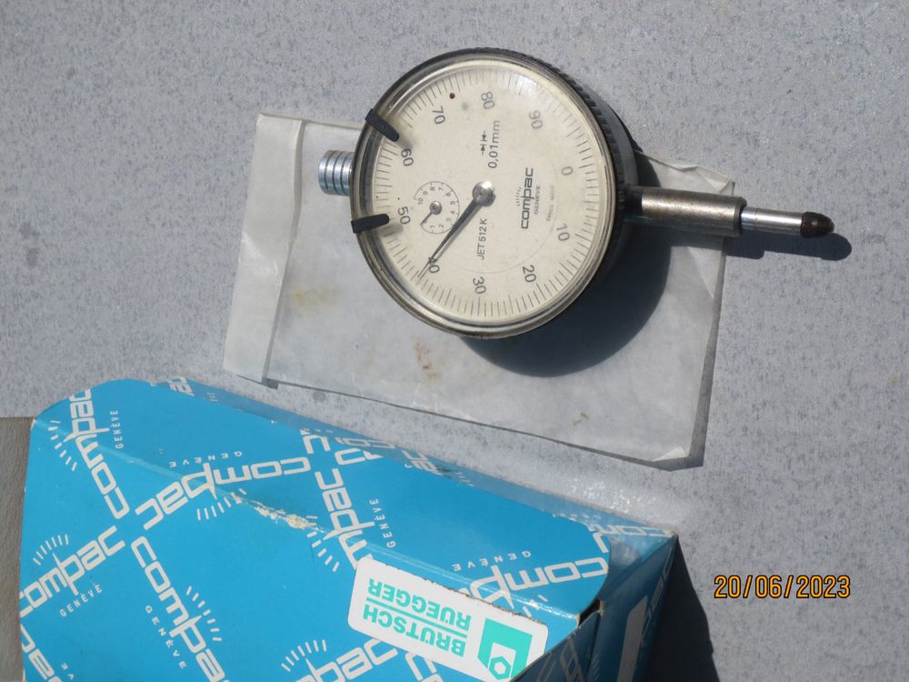 Mikrometer / Messuhr Compac, Genève 0,01mm (Neu (gemäss Beschreibung ...