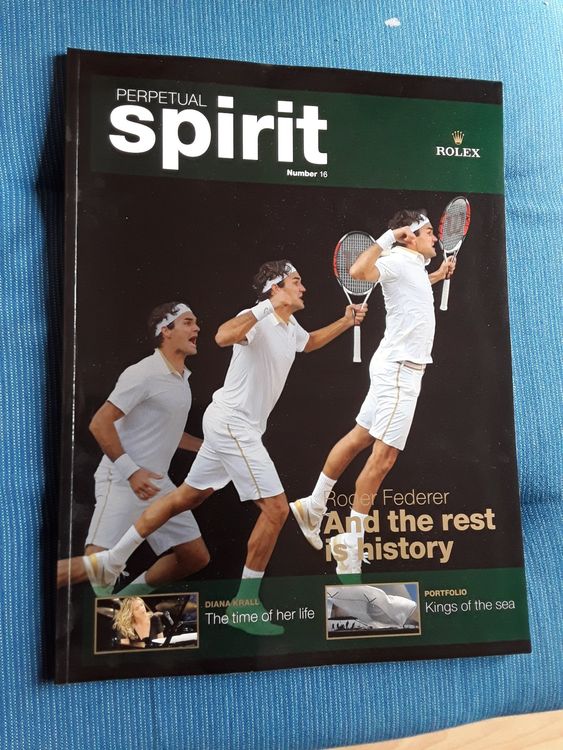 Rolex Perpetual Spirit Magazine Nr. 16 Roger Federer (Gebraucht) in ...