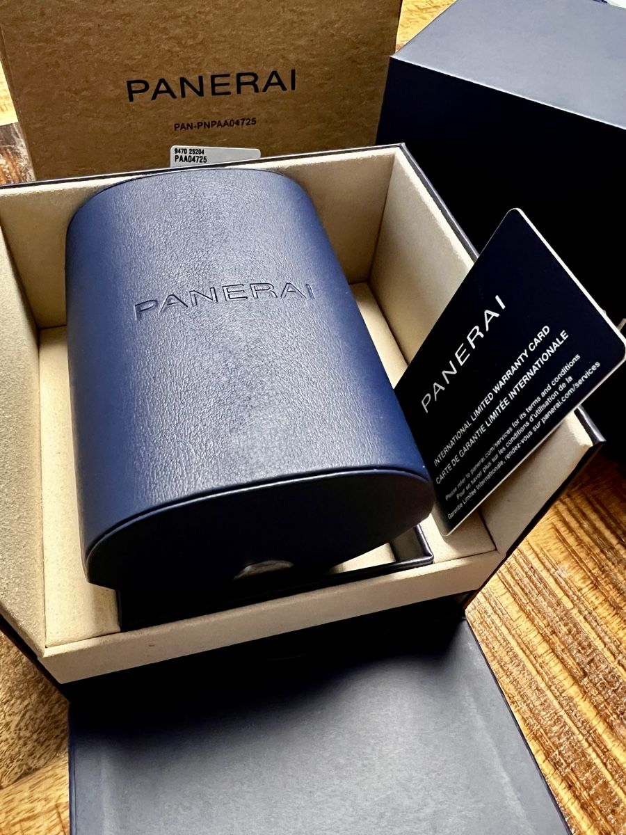 Montre Panerai Luminor Marina, cadran bleu, parfait état (Neuf avec ...