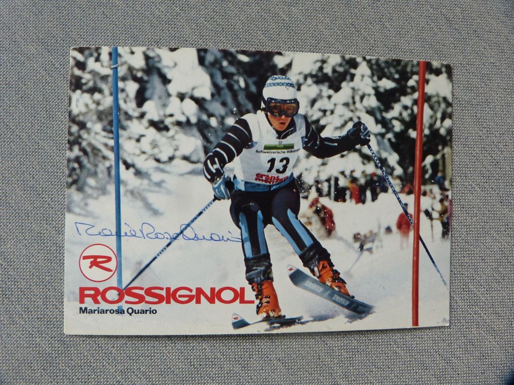 Autogrammkarte Maria Rosa Quario (Gebraucht) in Schmerikon für CHF 8 ...