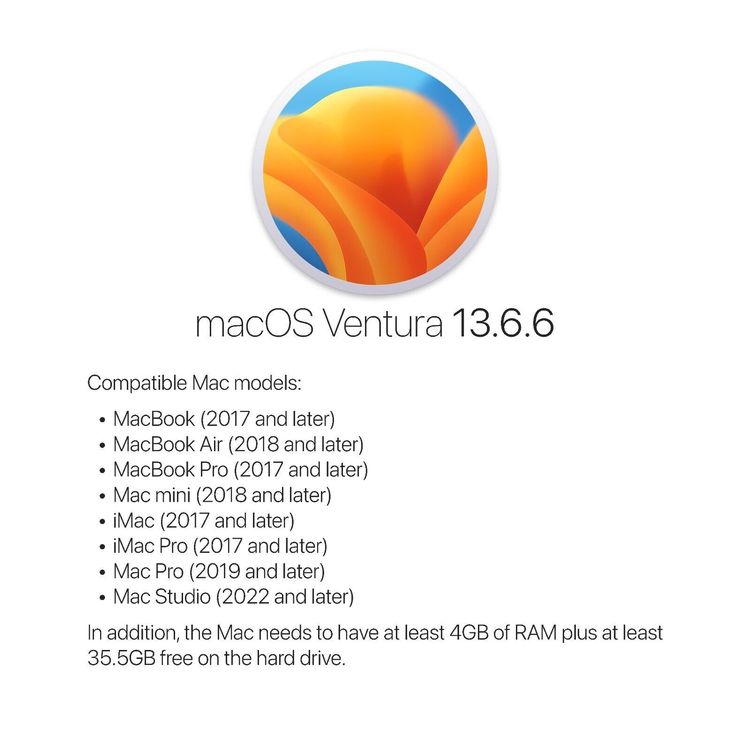 Apple macOS 13 Ventura, Operating system, bootable USB-stick (Neu ...