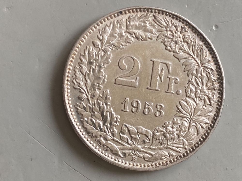 Top 2-Franken 1953 unz. oder fast | Kaufen auf Ricardo