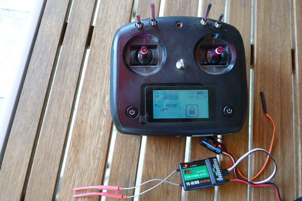 Flysky FS I6S mit 10 Kanal Empfänger und Drehzahlsensor (Gebraucht) in ...