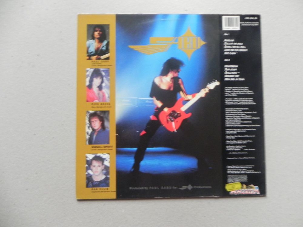 LP USA Hardrock Heavy Metal Band Sabu 1985 Heartbreak (Gebraucht) in ...