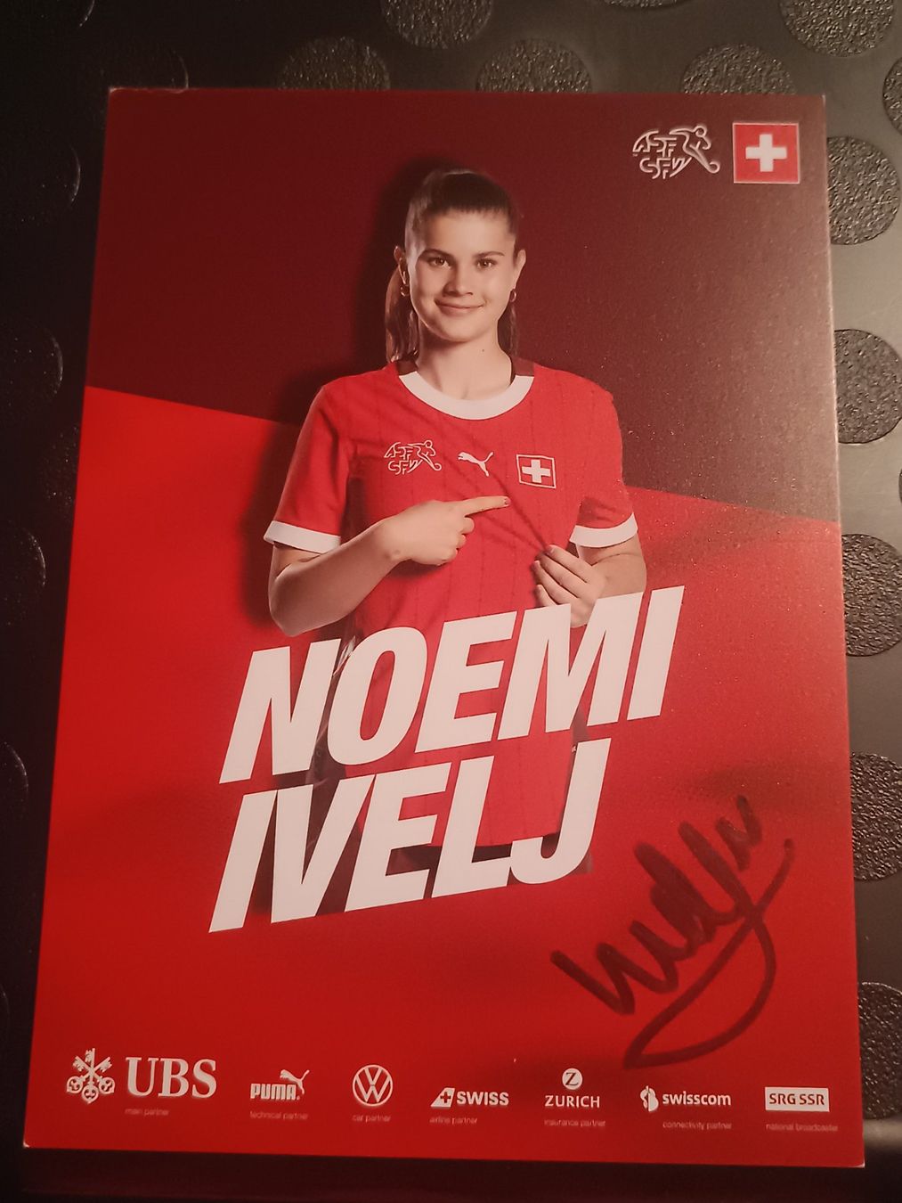 Noemi Ivelj - handsignierte SFV Karte - Hopp Schwizz 🇨🇭 (Gebraucht) in ...