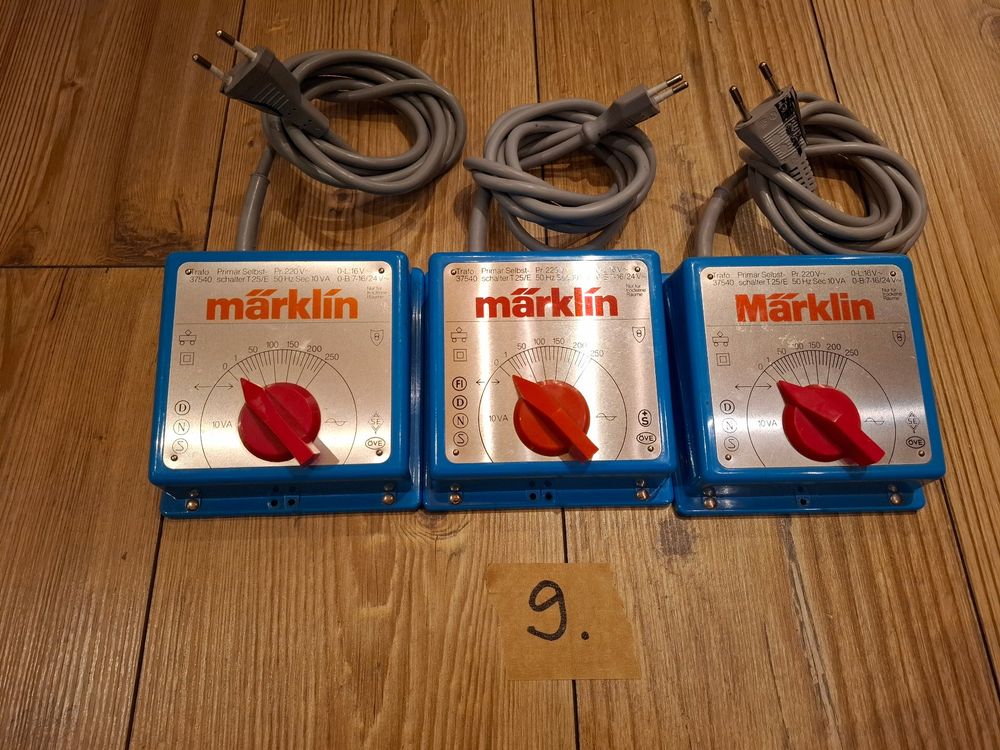 3 Märklin Trafo 37540 16 VA (09) (Gebraucht) in Leuzigen für CHF 25 ...
