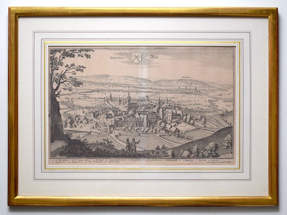Biel Hans Laubscher / Matthäus Merian Topographia Helvetiae (Gebraucht ...
