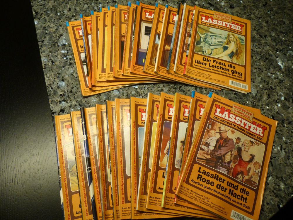 Lassiter Western-Romane, 25 Stück, keine doppelten Bände (Gebraucht) in ...