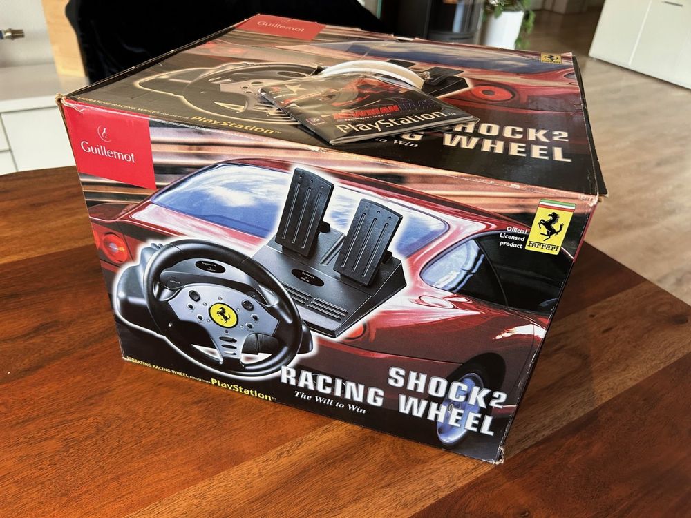 Racing Wheel Ferrari Guillemot Shock 2 + Newman Haas Racing (Gebraucht ...